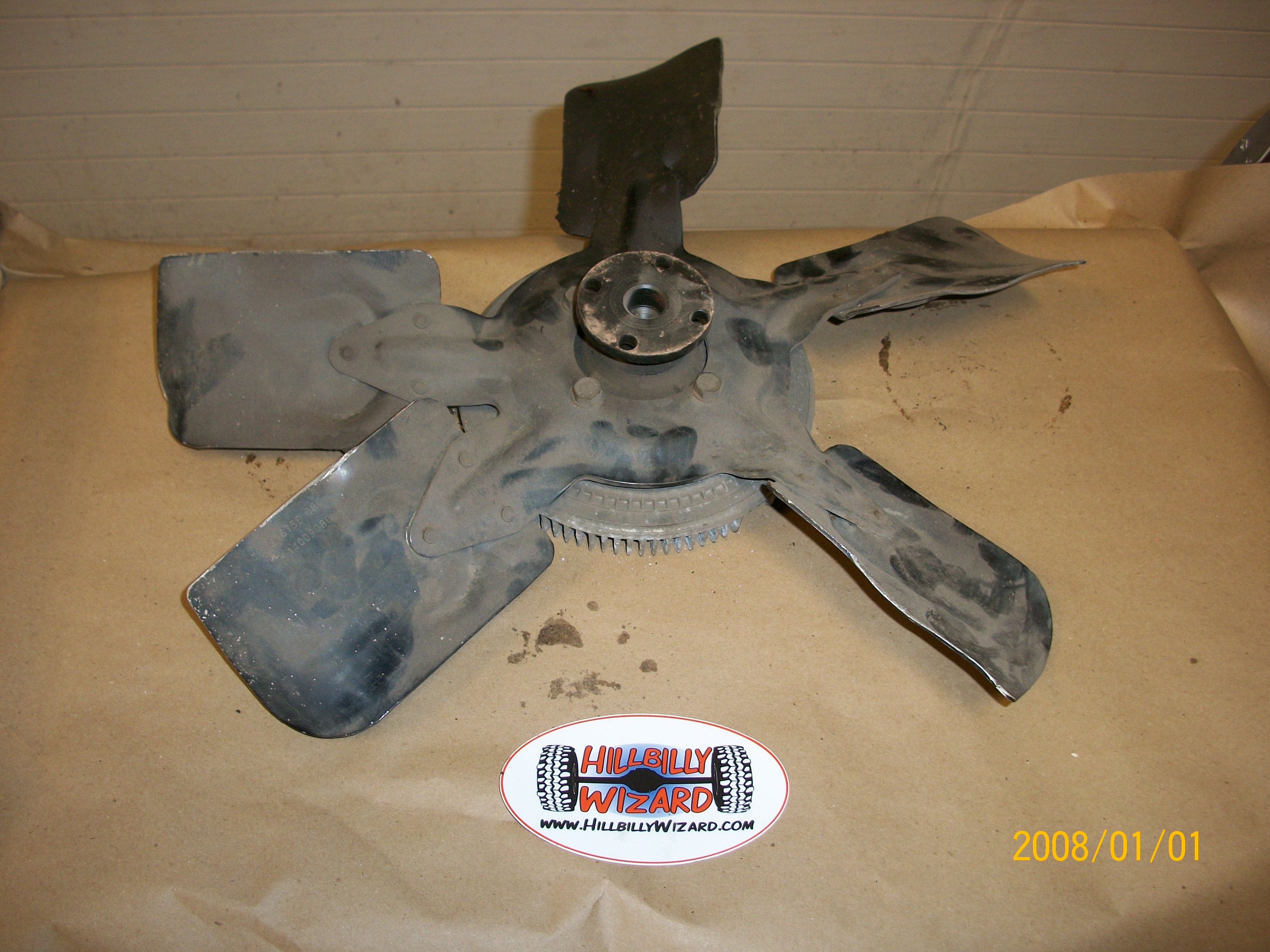 6.2 L Diesel Engine Fan and Clutch Hub Assembly - Hillbilly Wizard