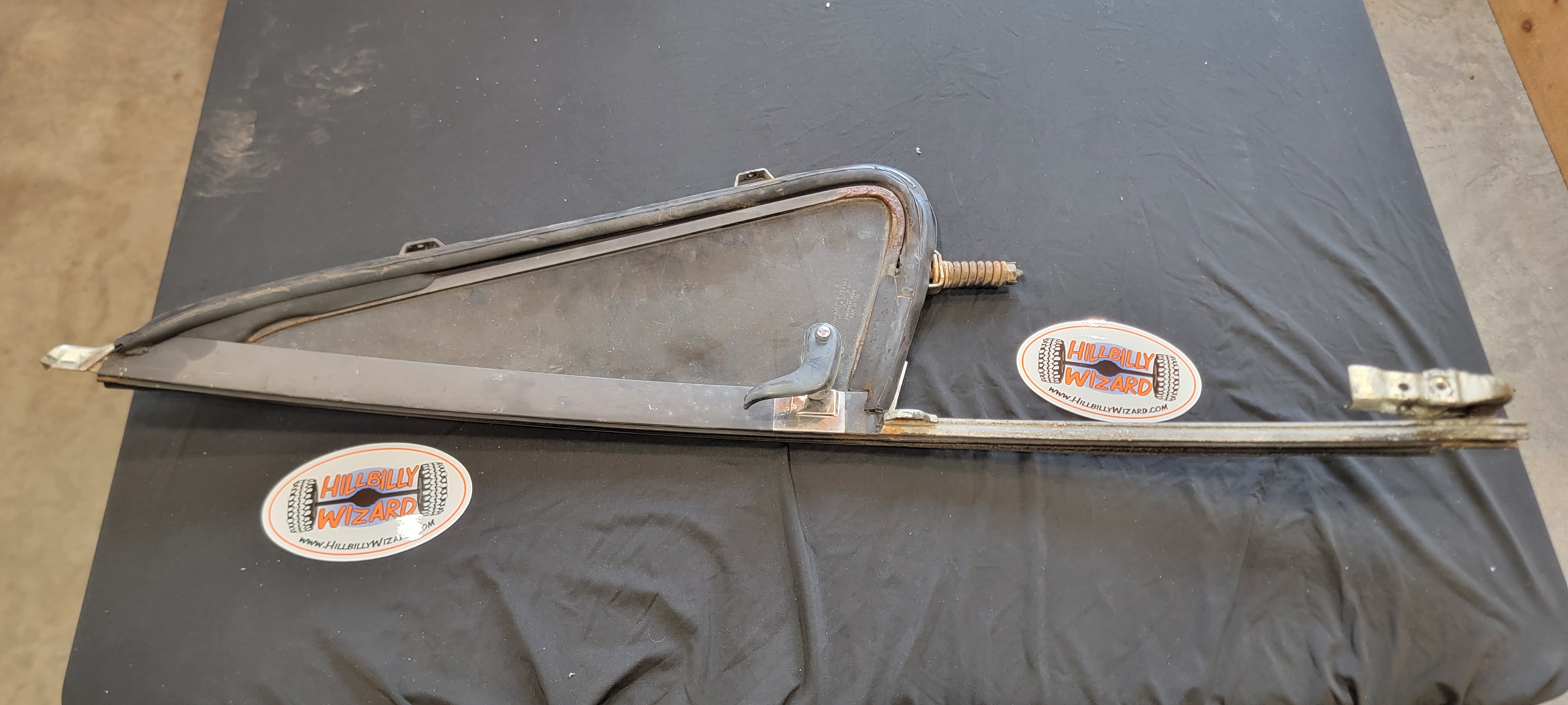 Drivers Side Wing Window Assembly - Hillbilly Wizard