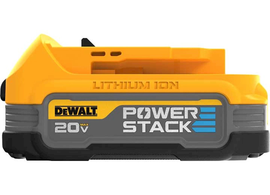 DEWALT TOOLS 20V MAX POWERSTACK 1.7AH LITHIUM ION COMPACT BATTERY W/LED ...