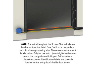 LIPPERT SCREEN SHOT AUTOMATIC RV SCREEN DOOR CLOSER FOR LIPPERT 30 ...