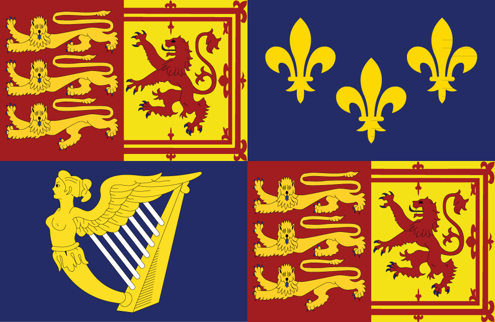 Historic British Royal Standards