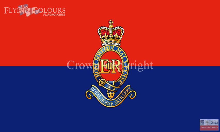1st Regiment Royal Horse Artillery flag | Officially Licenced MoD ...