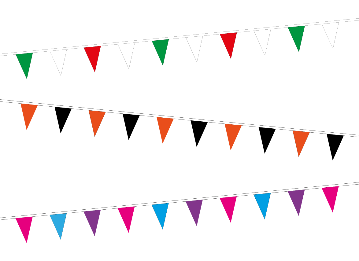 Buy Custom Printed Fabric Bunting Online | Fabric Bunting | Made in Britain