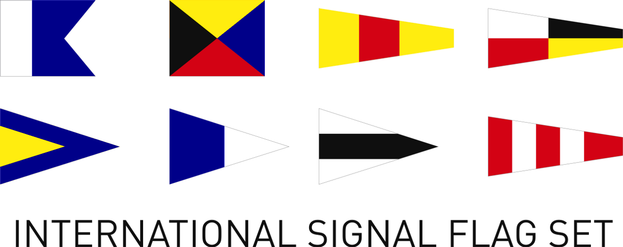 Buy Full set of 40 Signal Flags Online | Signal & Maritime Flags | 11 sizes