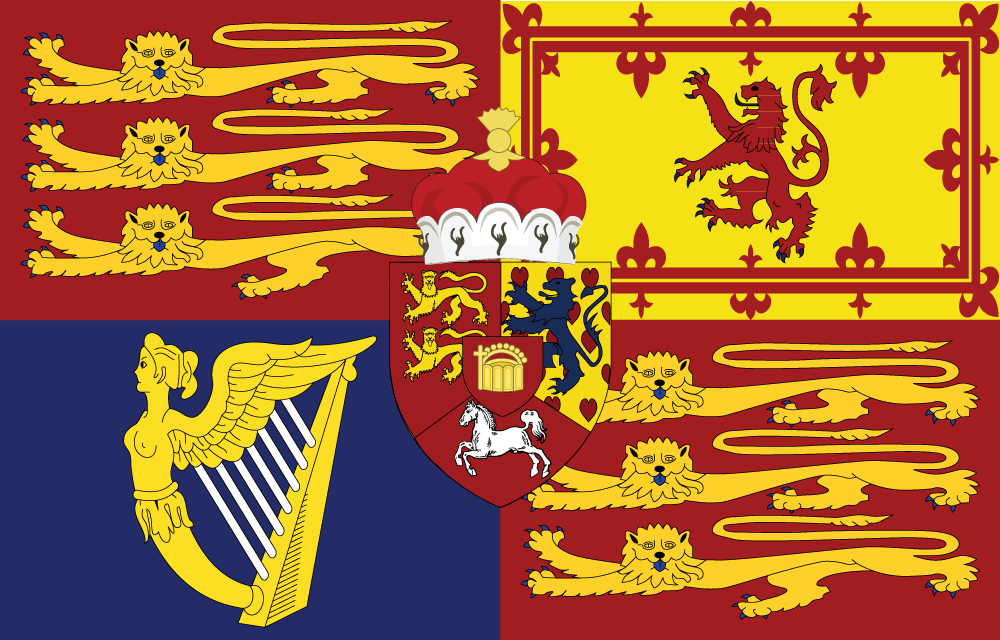 Historic British Royal Standards
