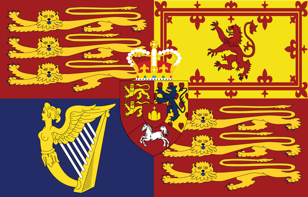 Historic British Royal Standards