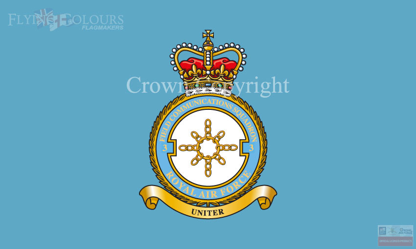 RAF 3 Squadron Flag | Officially Licenced MoD Artwork Flags | Made in ...