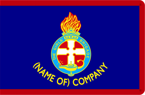 Buy Girls Brigade Company Colour Online | Printed & Sewn Flags | 13 sizes