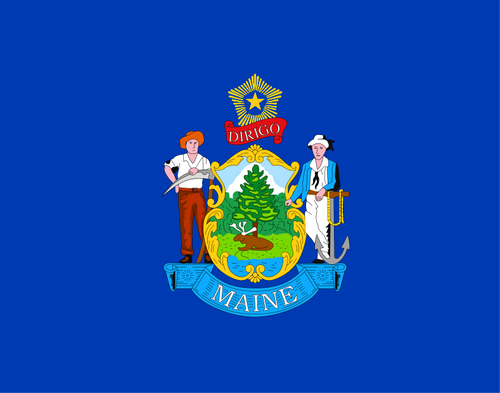 Buy Maine State Flag Online | Printed & Sewn Flags | 13 sizes