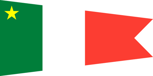 Buy Madagascar Air Force Commodore Pennant Online | Printed & Sewn ...