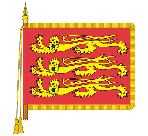 Buy Ceremonial English Standard Flag Online | High Quality | Handmade ...