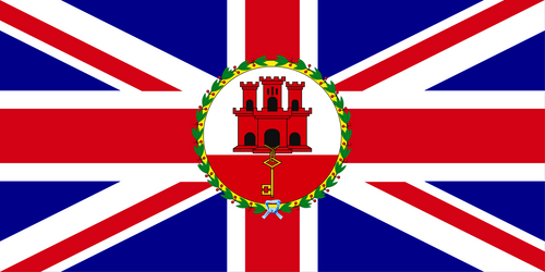 Buy Gibraltar Governor Flag Online | Printed & Sewn Flags | 13 sizes