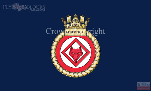 HMS Atherstone Flag | Officially Licenced MoD Artwork Flags | Made in ...