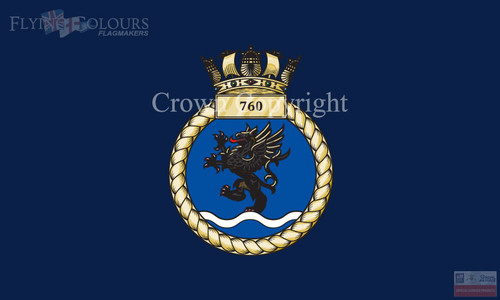 760 Squadron Flag | Officially Licenced MoD Artwork Flags | Made in Britain
