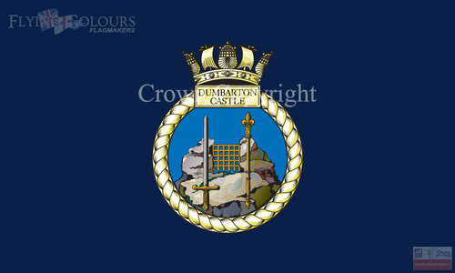 HMS Dumbarton Castle Flag | Officially Licenced MoD Artwork Flags ...