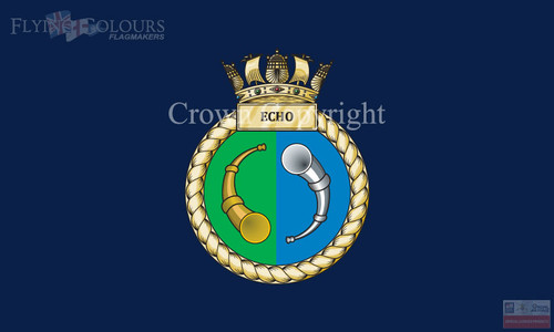 HMS Echo Flag | Officially Licenced MoD Artwork Flags | Made in Britain