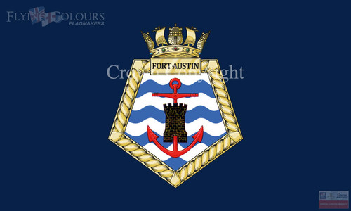 RFA Fort Austin Flag | Officially Licenced MoD Artwork Flags | Made in ...