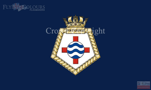RFA Fort George Flag | Officially Licenced MoD Artwork Flags | Made in ...