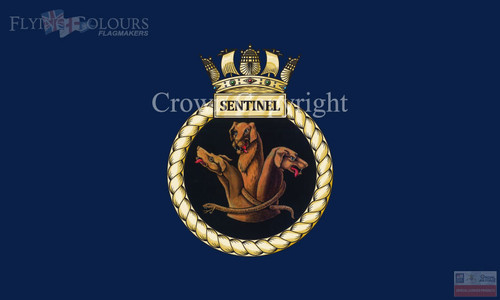 HMS Sentinel Flag | Officially Licenced MoD Artwork Flags | Made in Britain