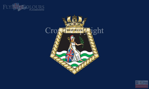 RFA Wave Ruler Flag | Officially Licenced MoD Artwork Flags | Made in ...