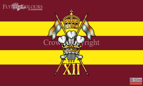 12th Royal Lancers flag | Officially Licenced MoD Artwork Flags | Made ...