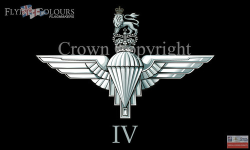 4 Parachute Regiment flag | Officially Licenced MoD Artwork Flags ...