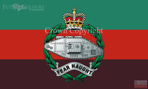 Royal Tank Regiment flag | Officially Licenced MoD Artwork Flags | Made ...