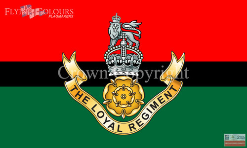 The Loyal Regiment flag | Officially Licenced MoD Artwork Flags | Made ...