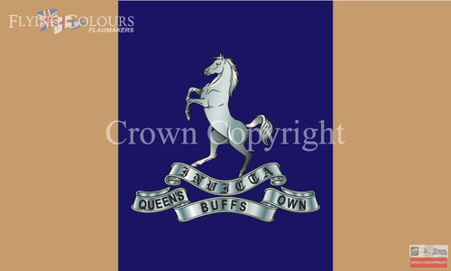 The Queens own Buffs flag | Officially Licenced MoD Artwork Flags ...