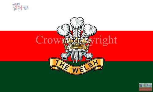 The Welsh Regiment flag | Officially Licenced MoD Artwork Flags | Made ...