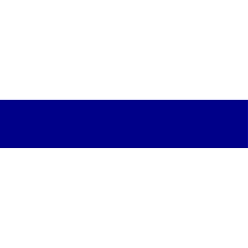 Buy White Flag with Blue Stripe Signal Flags Online | Signal & Maritime ...
