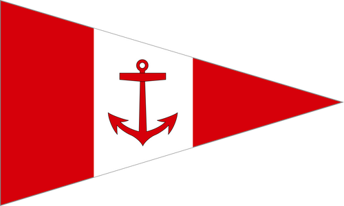 Buy Howth Sailing Club Burgee Online | Printed & Sewn Flags | 13 sizes