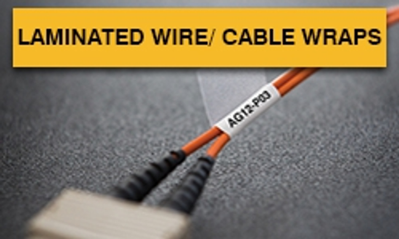 Dymo XTL Laminated Cable Wrap Labels
