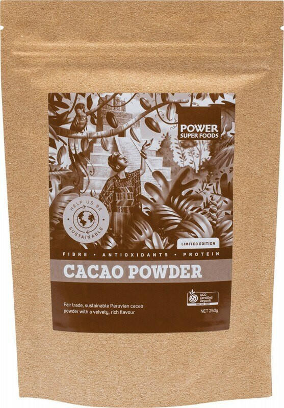 Buy Cacao Power Powder 250g by Power Super Foods Online