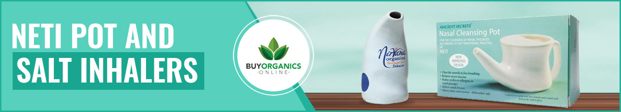 Neti Pot and Salt Inhalers | Buy Organics Online