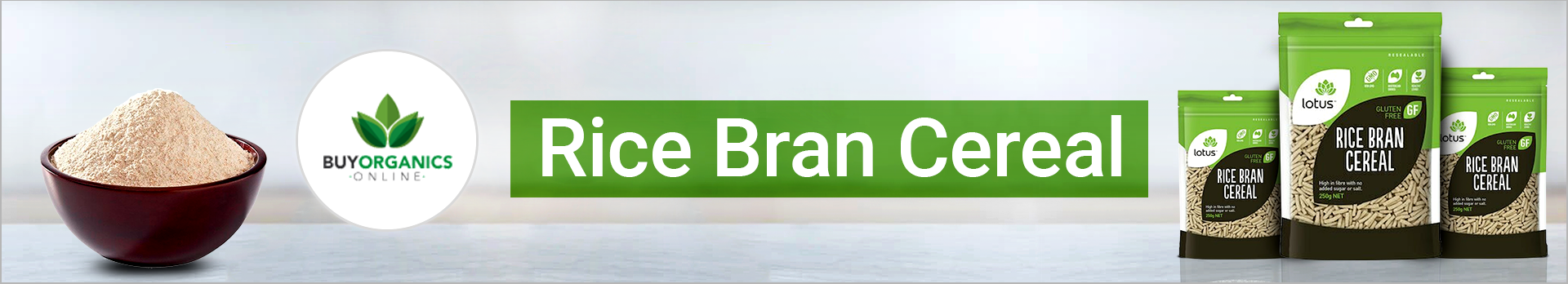 Natural and Organic Rice Bran Cereal | Buy Organics Online