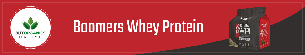 Boomers Whey Protein | Buy Organics Online