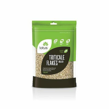 Lotus Triticale Flakes Rolled 400g | Buy Organics Online
