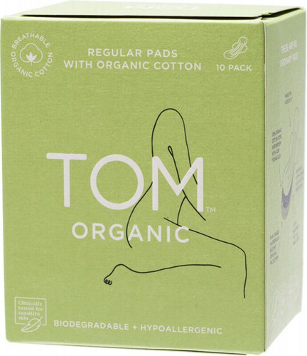 TOM Organic | Pads Ultra Thin Day 10 Pads | Buy Organics Online