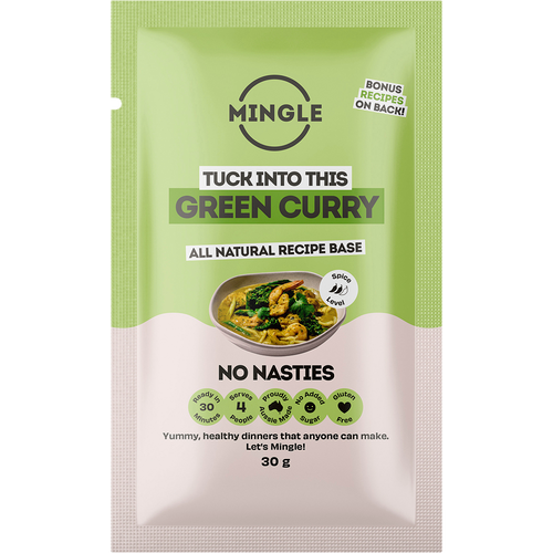 Mingle Green Curry All Natural Recipe Base 12x30g (Carton of 12) - Buy ...