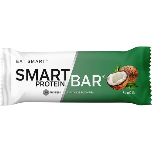 Smart Protein Bar Coconut Flavour Protein Bar 12 x 60g - Buy Organics ...