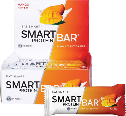 Smart Protein Bar Mango Cream Flavour Protein Bar 12 x 60g - Buy ...