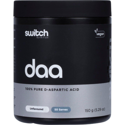 Switch Nutrition DAA 100% Pure D-Aspartic Acid Unflavoured 150g - Buy ...