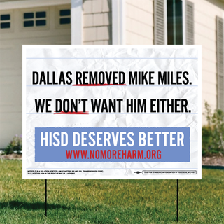 Goods - Yard Signs - Texas AFT Committee on Political Education Webstore