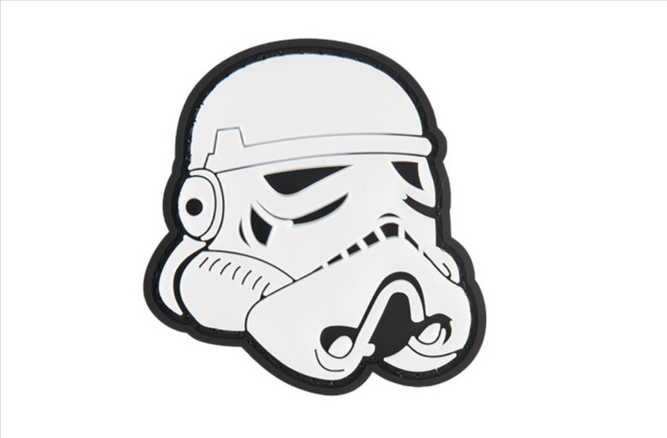 G-Force Star Wars Stormtrooper Helmet PVC Morale Patch – Black Hook ...
