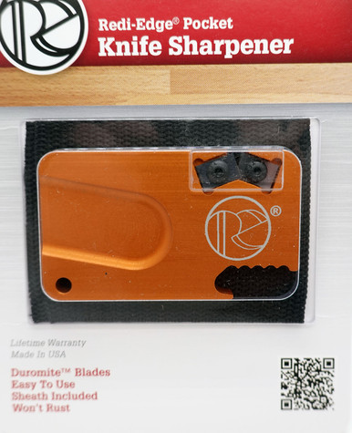 Redi-Edge® Pocket Sharpener – 1-Sided with Bottle Opener - Orange