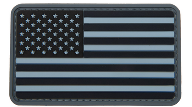 USA Forward Flag PVC Morale Patch – Navy Hook-Backed Tactical Patch