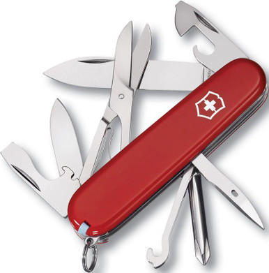 Victorinox Super Tinker Swiss Army Knife – Red | 14-Function Multi-Tool ...