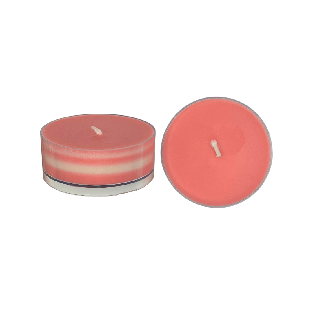 Strawberries & Cream Large Tea Light - Wicked Earth