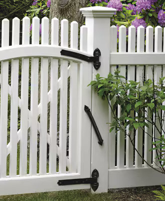 Contemporary Straight Strap Hinge Pair